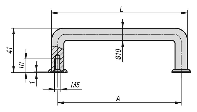 norelem France Pull handles round BIM OBJECT: free BIM file downloads e ...