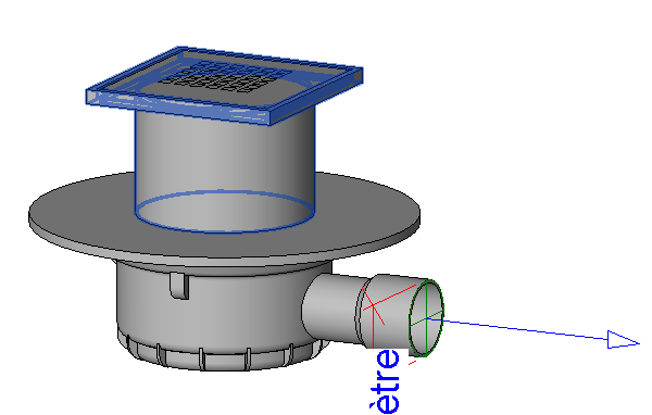 Jimten s-565 Floor gully for shower tray works. Dry trap system BIM ...